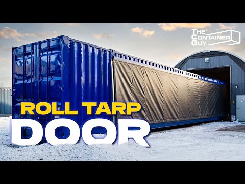NEW Shipping Container Open Side Door System | The Container Guy