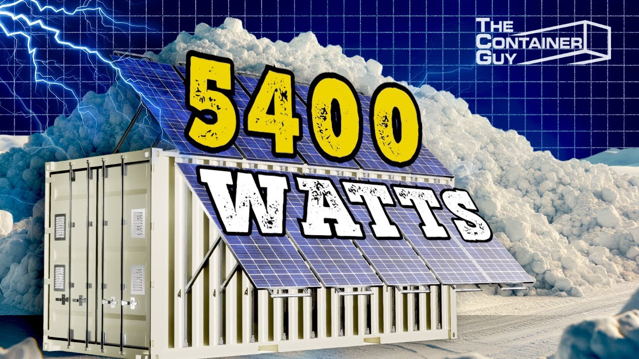 Transforming a Shipping Container Into a DIY Solar Power Station! | The ...