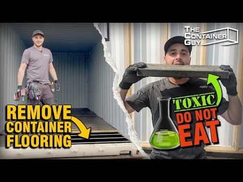 Removing The Flooring In A Shipping Container - Debunking The Toxic ...
