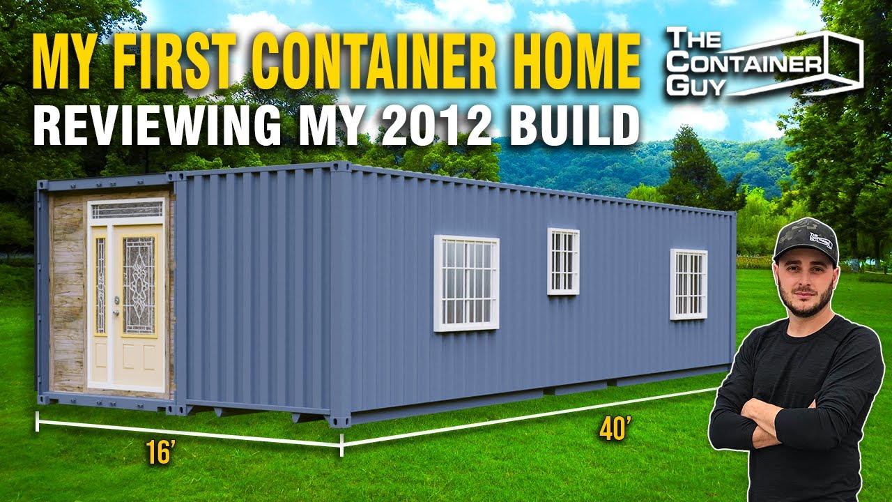 My Decade Old Shipping Container Home! Tiny House Tour | The Container Guy