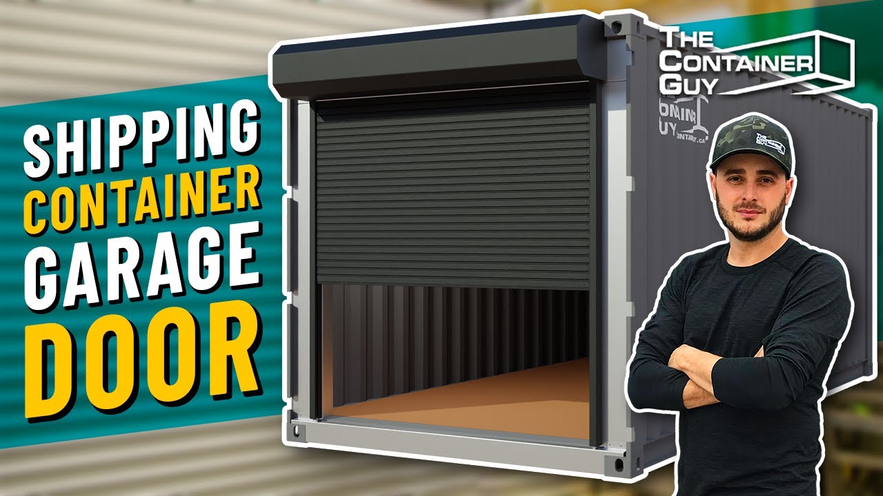 Converting a Shipping Container into a Sea Can Garage or Workshop ...
